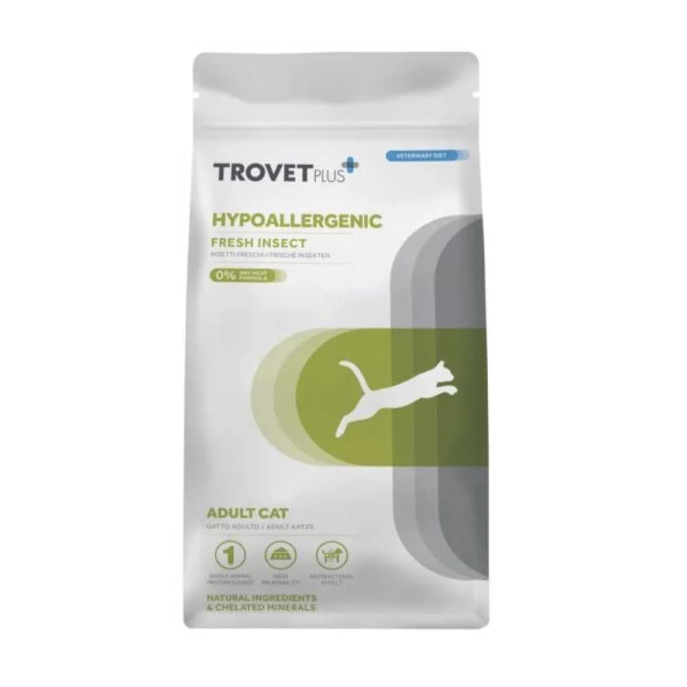 Trovet Plus Hypoallergenic veterinarska dijeta za mačke - insect 1.2kg