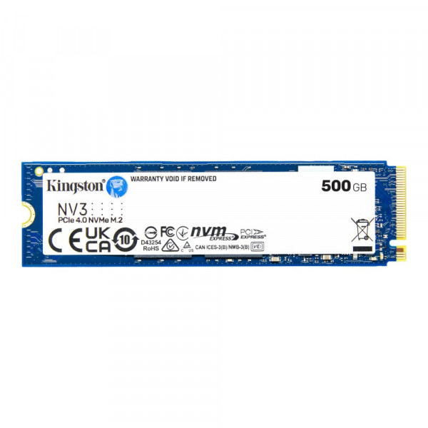 KINGSTON NV3 500GB M.2 2280 PCIe 4.0 NVMe SNV3S/500G SSD