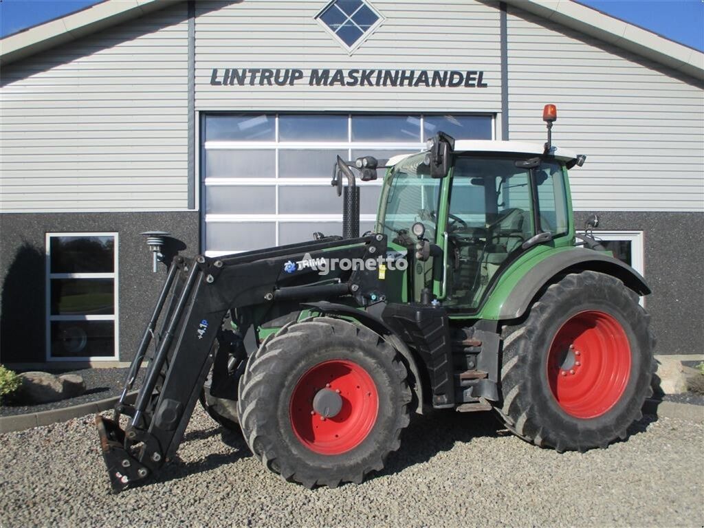 Fendt 514 Vario med frontlæsser og frontlift traktor točkaš