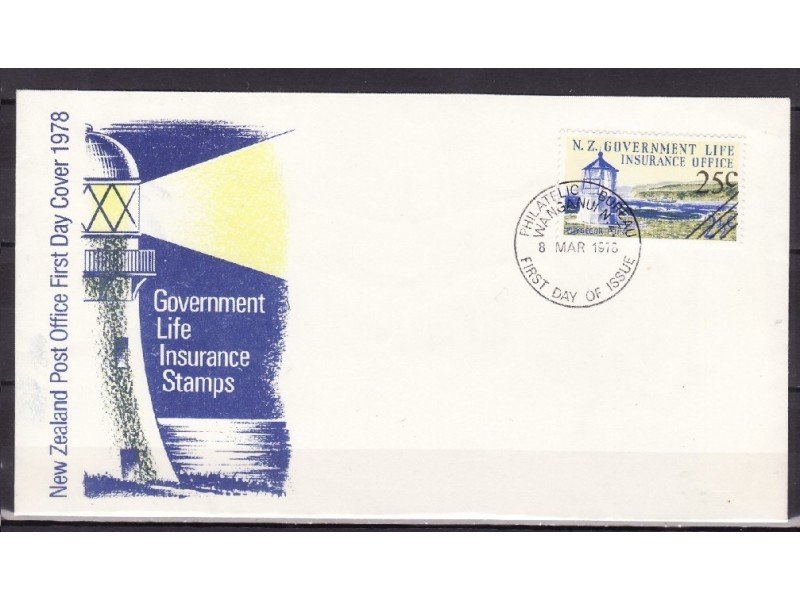 Novi Zeland - FDC - svetionici 1978.