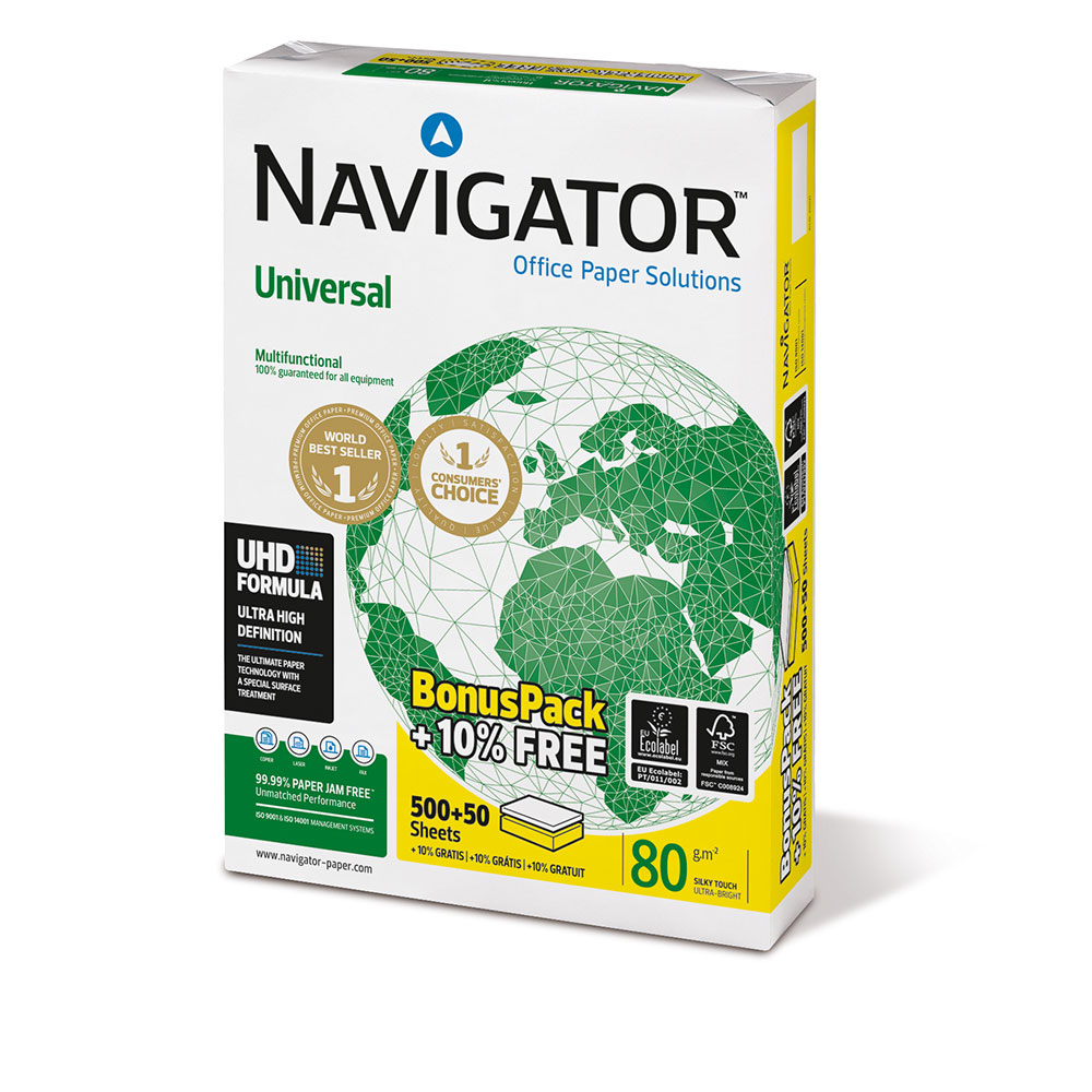 Fotokopir papir A4 Navigator A+ 80GR.