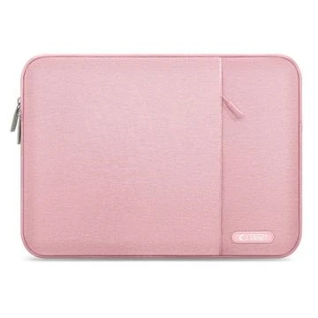 TECH-PROTECT SLEEVY LAPTOP SLEEVE WITH SIDE POCKET - 13-14" - DUSTY ROSE