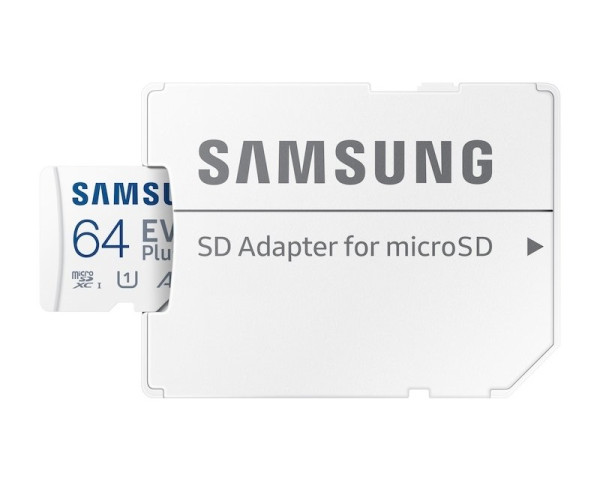 SAMSUNG Memorijska kartica EVO PLUS MicroSD Card 64GB class 10 + Adapter MB-MC64SA