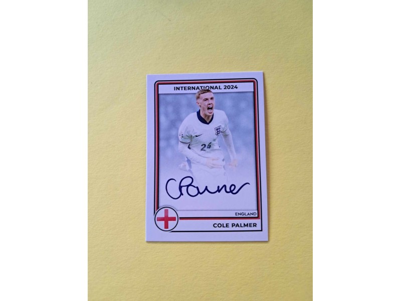 Cole Palmer AUTO Euro 2024 international Outdoor