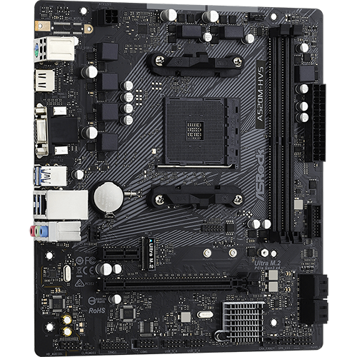 ASRock A520M-HVS Matična ploča AM4 Micro ATX