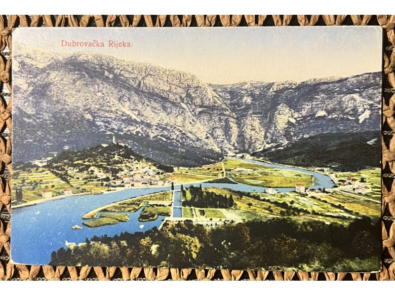 Razgledica Dubrovacka reka Hrvatska (4666.)