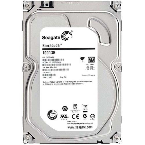 Seagate 1TB Barracuda 3,5″ SATA HDD | ST1000DM003 Refurbish