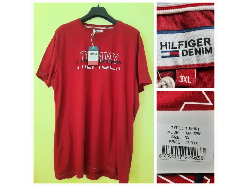 Tommy Hilfiger majica 3XL, veliki broj, pamuk, novo