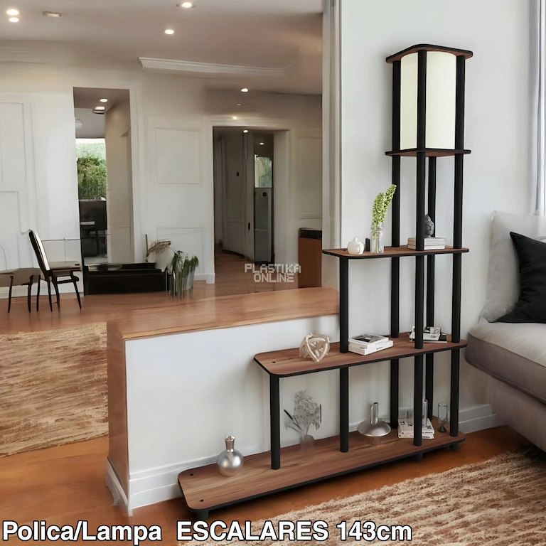 Polica/Lampa ESCALARES 143cm