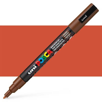 POSCA Marker UNI PC-3M brown