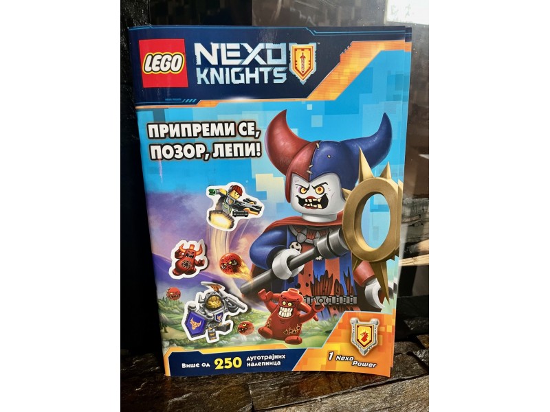 LEGO Knjiga NEXO KNIGHT Pripremi se, pozor, lepi 250 na