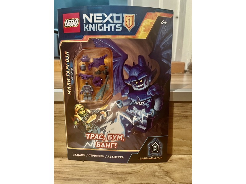 LEGO NEXO KNIGHTS NEKSO MOĆ CARUJE nova knjiga za urast