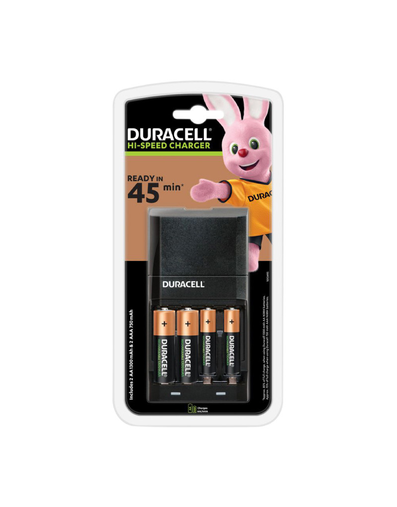 DURACELL Punjač akumulatora + 2 AA 1300mAh i 2 AAA 750mAh