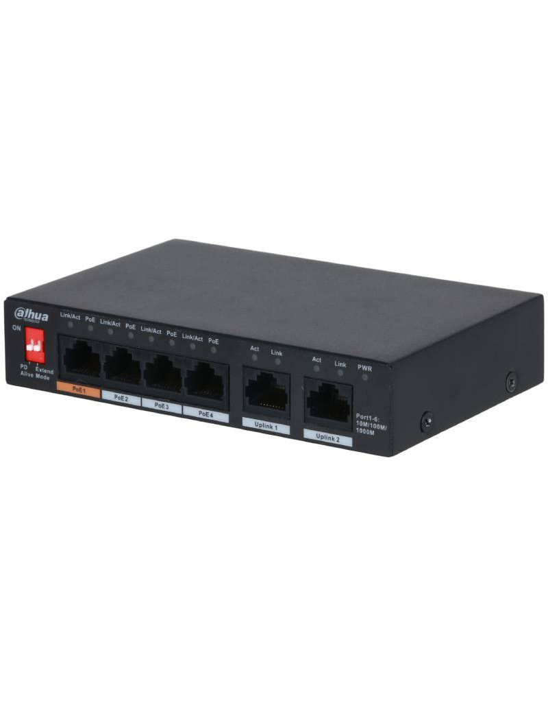 DAHUA PFS3006-4GT-60-V2 4port PoE switch