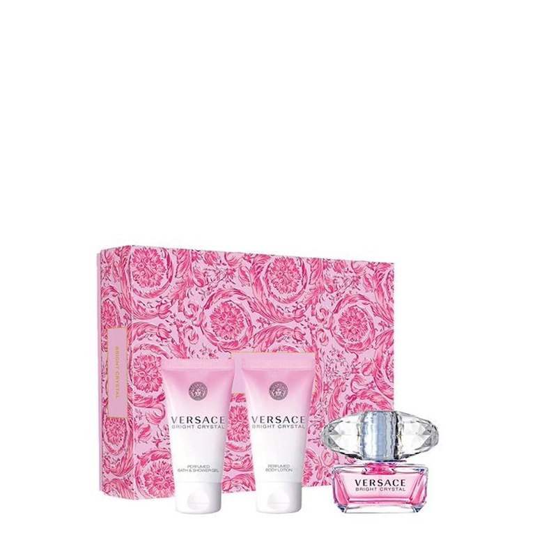 VERSACE BRIGHT CRYSTAL SET (EDT 50ML+BODY LOSION 50ML+SHOWER GEL 50ML) W V5100614