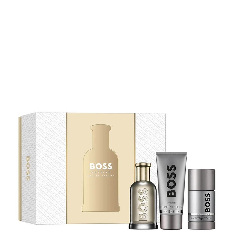 HUGO BOSS BOTTLED SET(EDP 100ML+STICK 75ML+SHOWER GEL 100ML) MEN 193956