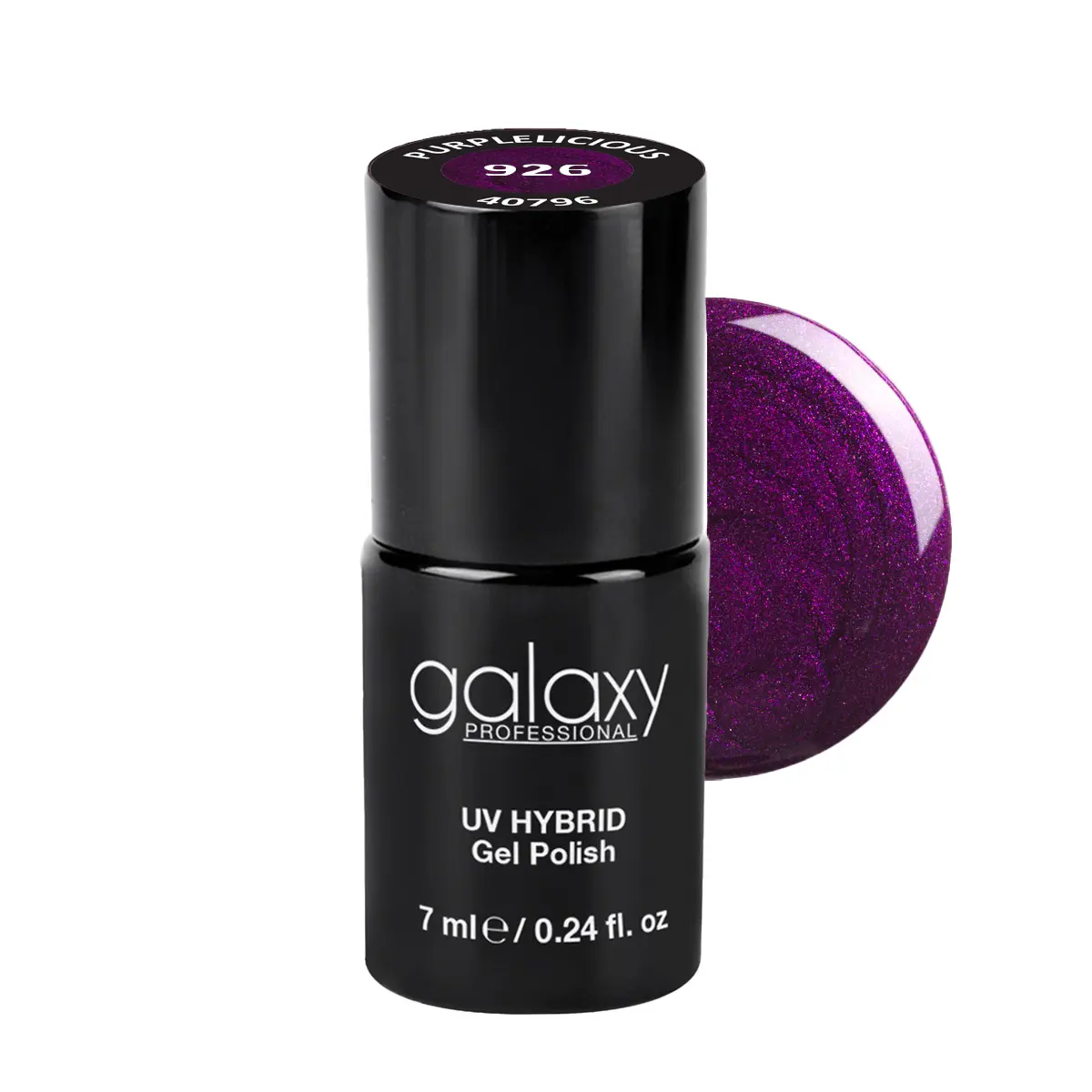 Trajni lak za nokte UV/LED GALAXY Hybrid 7ml Purplelicious S926