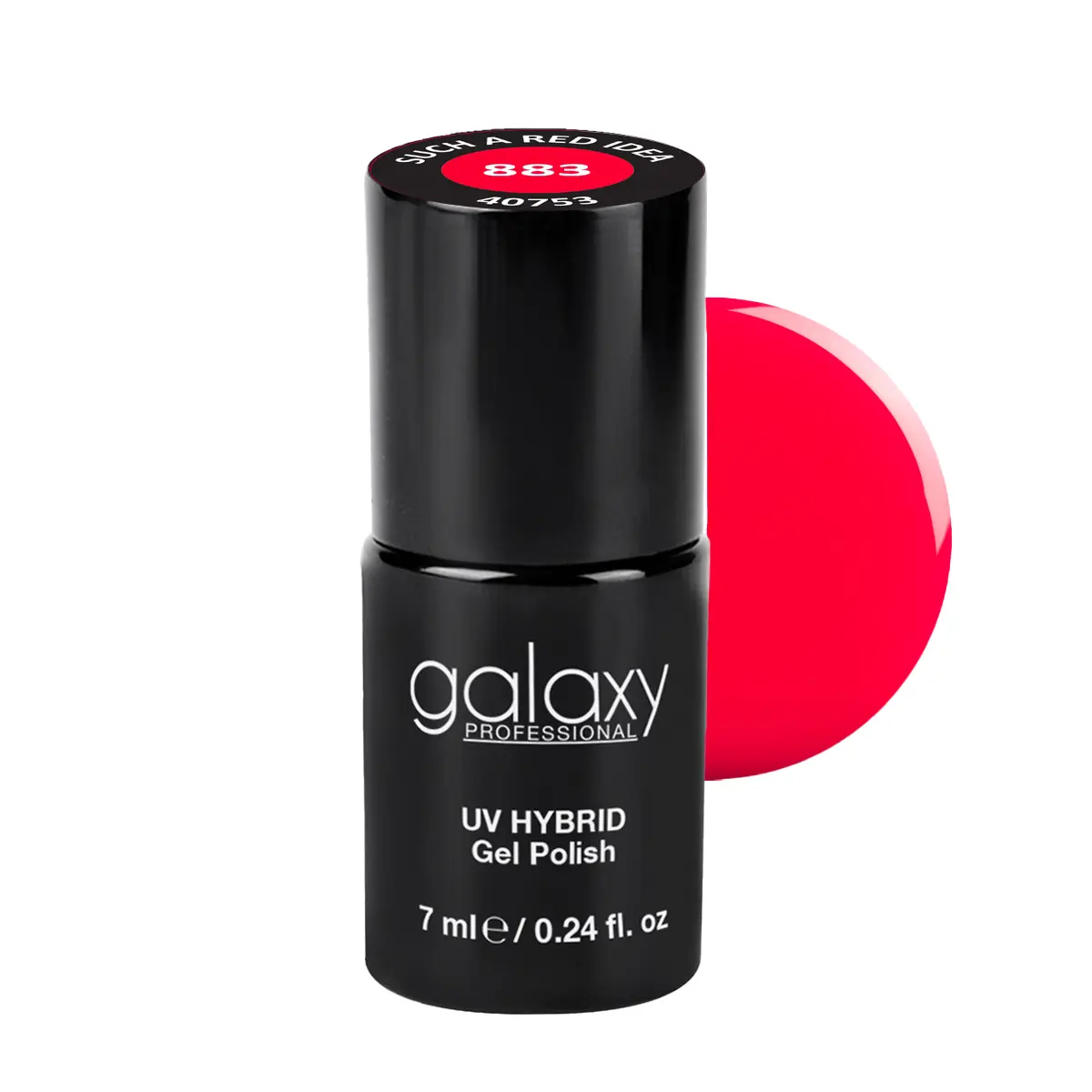 Trajni lak za nokte UV/LED GALAXY Hybrid 7ml Such a Red Idea S883