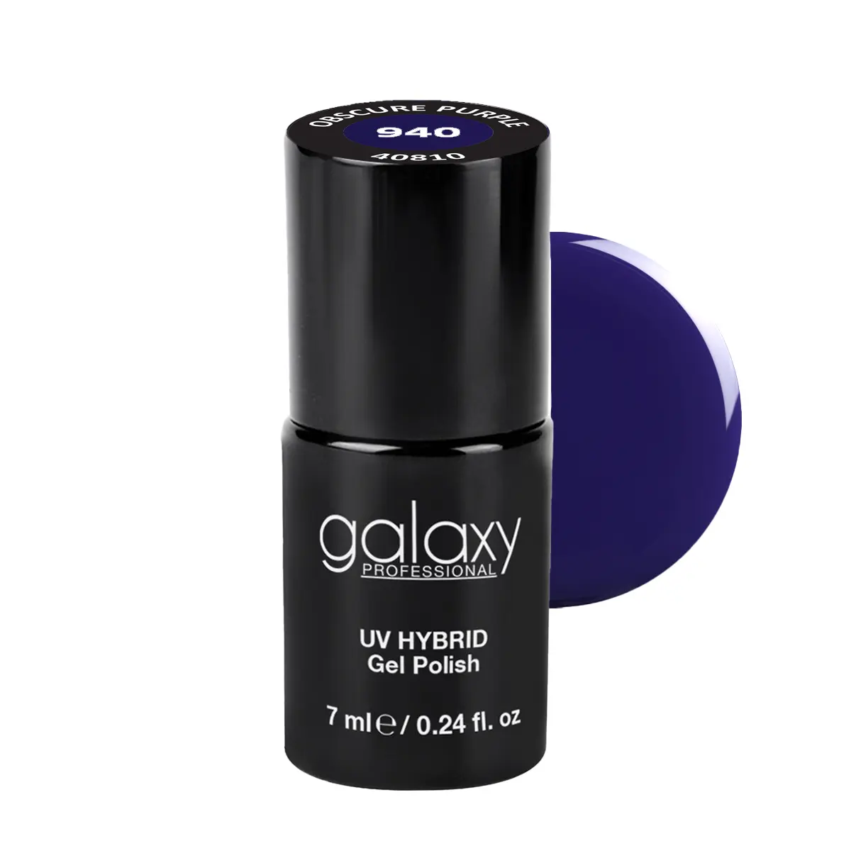 Trajni lak za nokte UV/LED GALAXY Hybrid 7ml Obscure Purple S940