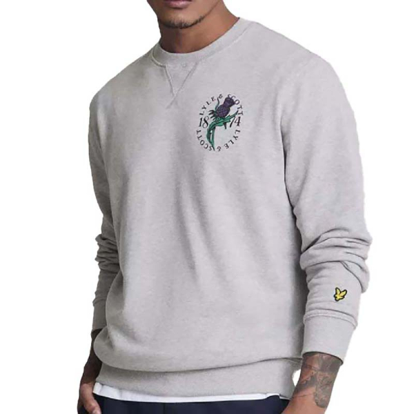 LYLE&SCOTT DUKS THISTLE FLORA PRINTED CREW NECK ZA MUŠKARCE