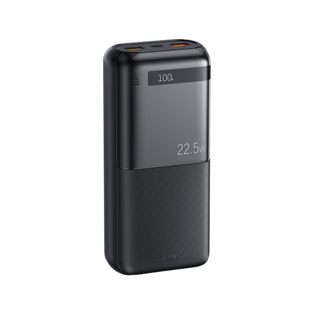 Power Bank baterija REMAX Piloteer 20W PD+22.5W QC 20000mAh RPP-72 crni (MS)