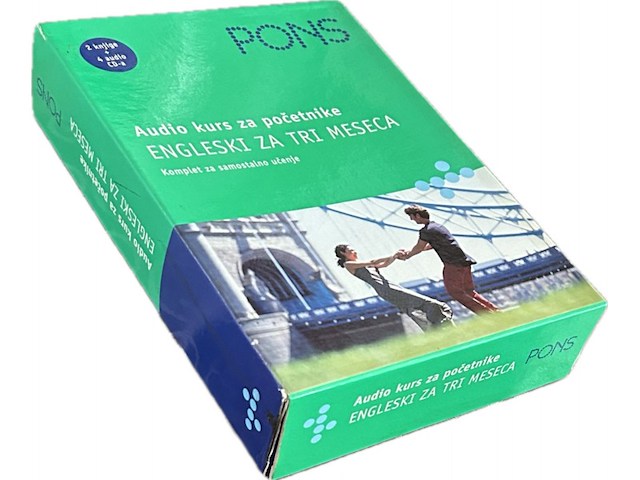 PONS Engleski za tri meseca-komplet