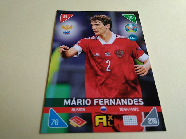 EURO 2020 Kick Off AXL - Base cards Br. 157