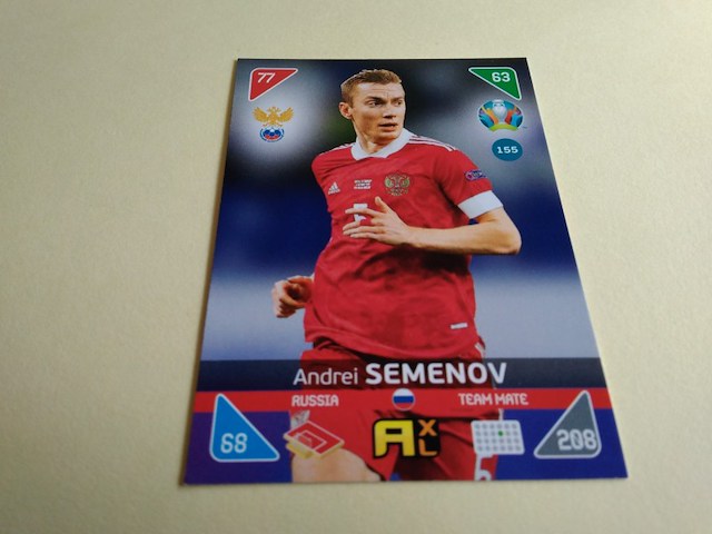 EURO 2020 Kick Off AXL - Base cards Br. 155