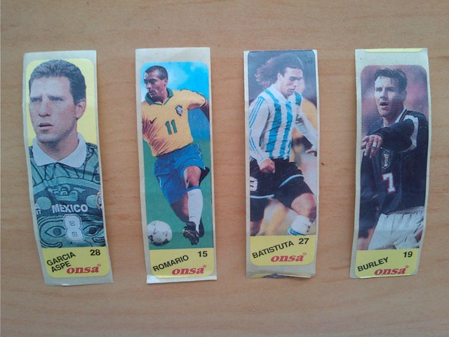 Batistuta, Romario, Aspe, Burley