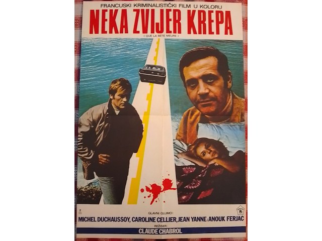 plakat NEKA ZVIJER KREPA