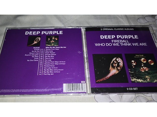 Deep Purple - Fireball / Who do we think we are 2CDa