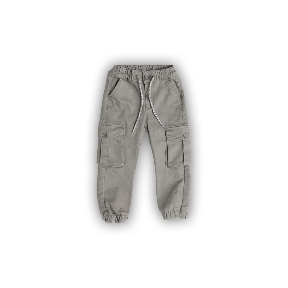 Nanika kids pantalone za dečake siva Z21321223