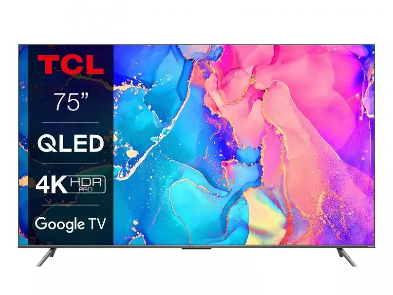 TCL 75C635/QLED/75”/4K HDR/60HZ/GOOGLETV/CRNA