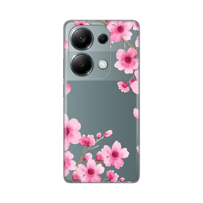 TORBICA SILIKONSKA PRINT SKIN ZA XIAOMI REDMI NOTE 13 PRO 4G (EU) ROSE FLOWERS