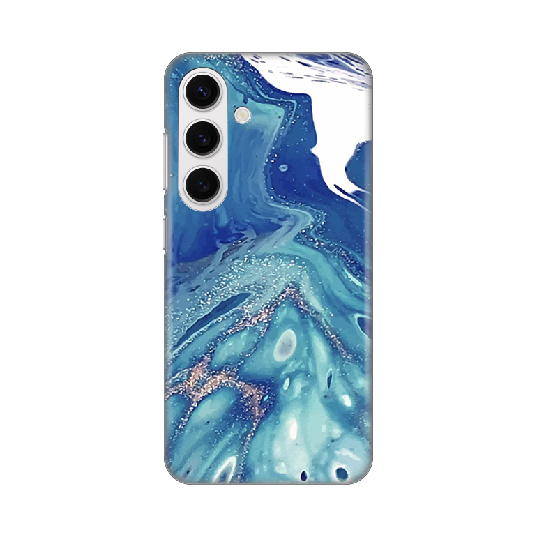 TORBICA SILIKONSKA PRINT ZA SAMSUNG S921B GALAXY S24 BLUE MARBLE