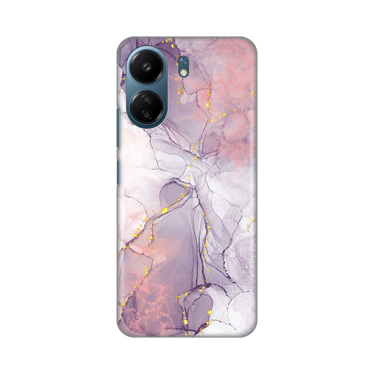 TORBICA SILIKONSKA PRINT ZA XIAOMI REDMI 13C PINK MARBLE