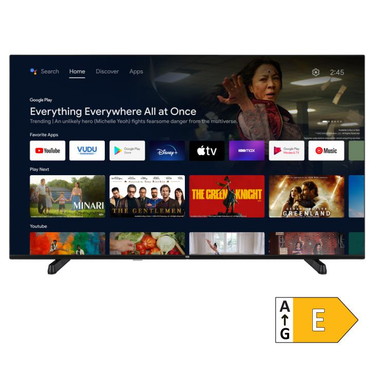 VOX smart 4K TV 55" VOX-55VAU754B