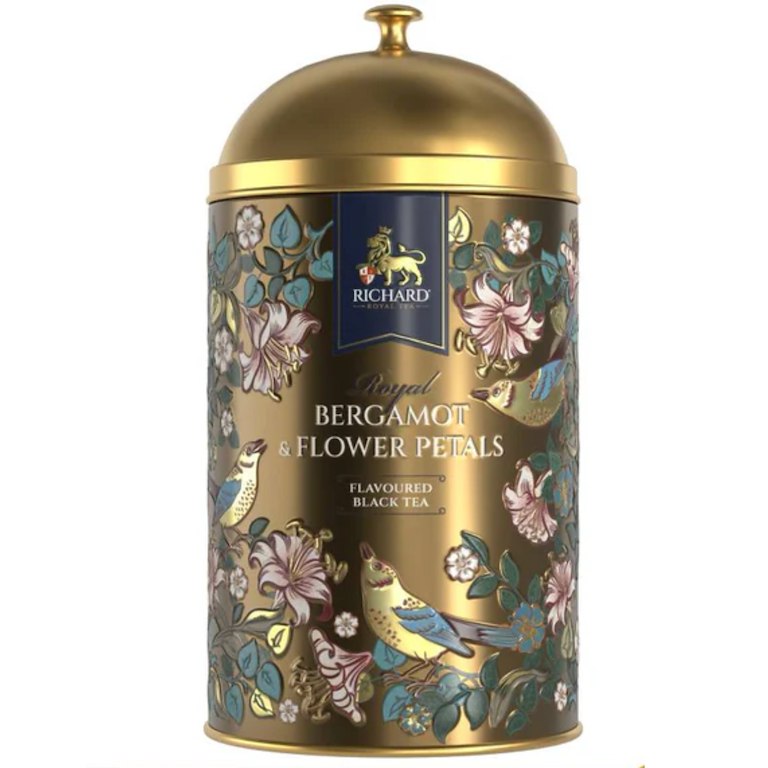 RICHARD „Royal Bergamot & flower Petals“ – Crni čaj sa aromom bergamota i laticama cveća, 60g