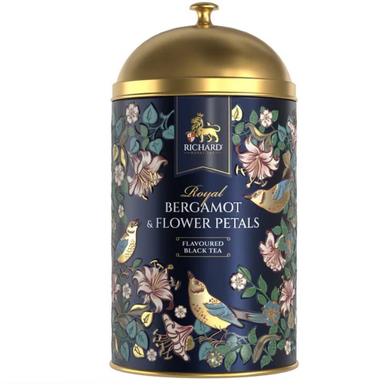 Richard „Royal Bergamot flower Petals“ – Crni čaj sa aromom bergamota i laticama cveća, 60g