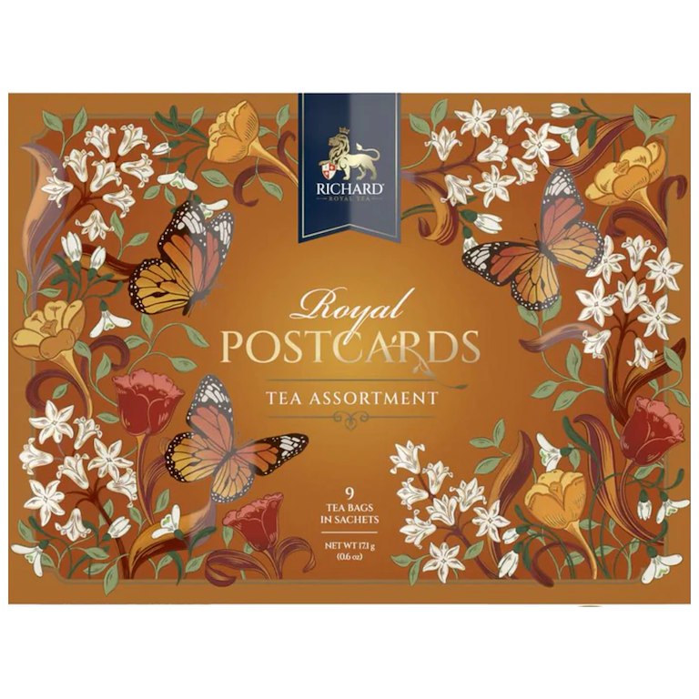 Richard Royal Postcard tea assortment SPRING ORANGE 17,1