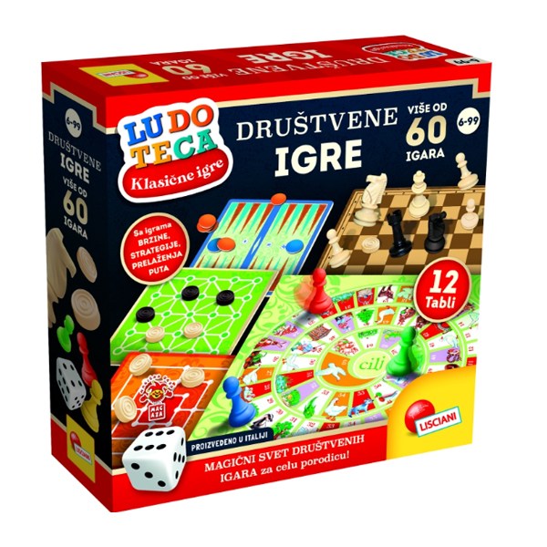 Društvene igre 60 igara Lisciani 51083