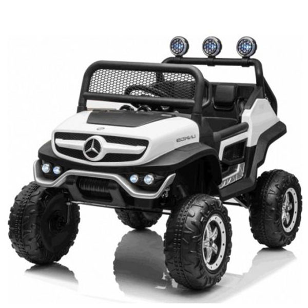 Mercedes Benz Unimog na daljinski akumulator 12 V beli BBO JL-199WHITE