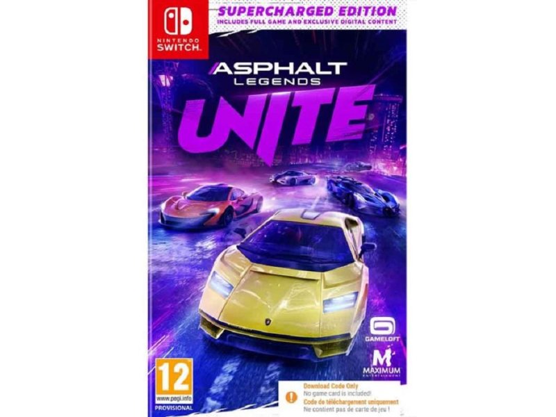 MAXIMUM GAMES SWITCH ASPHALT LEGENDS UNITE – SUPERCHARGED EDITION (CIAB)