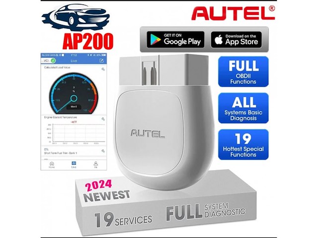 AUTEl Maxi AP200 OBD2 Bluetooth iOS/Android Dijagnostik