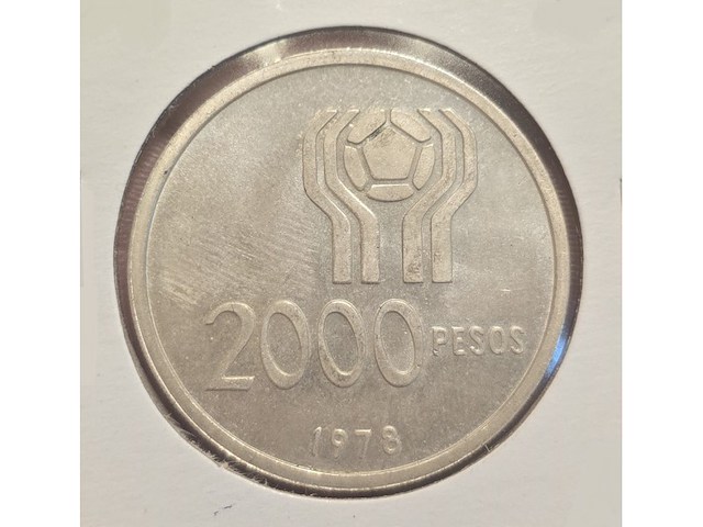 Srebrnjak 2000 Pesos, Argentina 1978., FIFA Fudbal