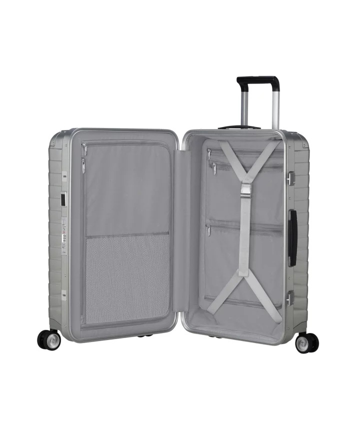 KOFER PROXIS ALU-SPINNER M 69/25 ALUMINIUM SILVER TROLLEY Samsonite