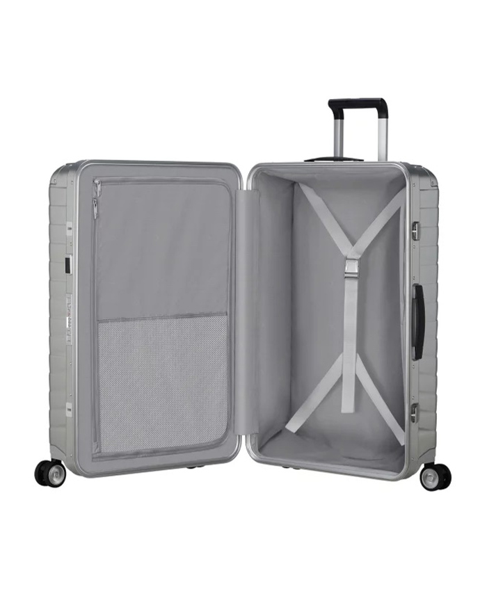 KOFER PROXIS ALU-SPINNER L 76/28 ALUMINIUM SILVER TROLLEY Samsonite