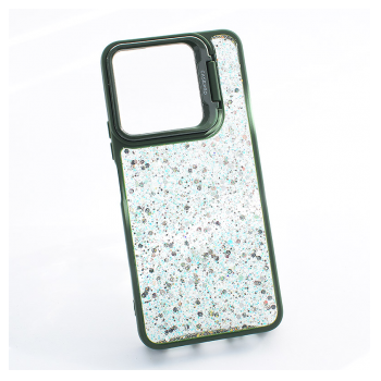 Maska Crystal Dots za Honor X6b zelena