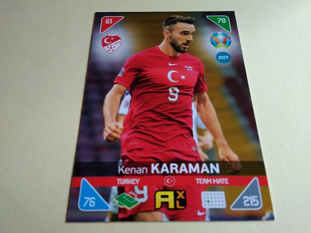 EURO 2020 Kick Off AXL - Base cards Br. 207