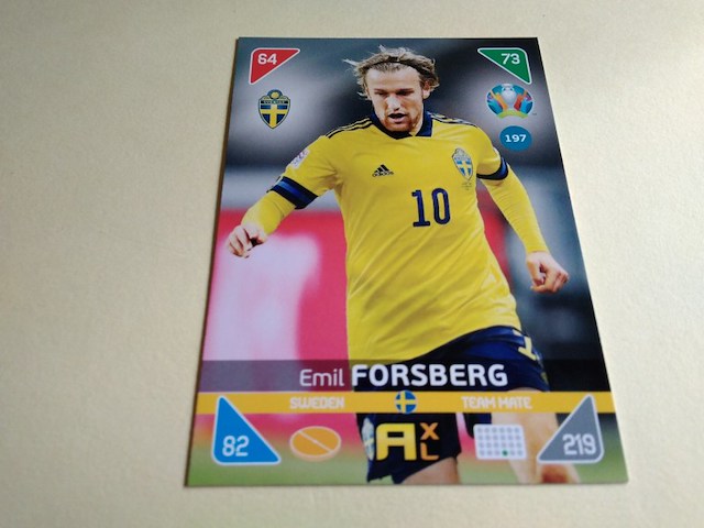 EURO 2020 Kick Off AXL - Base cards Br. 197